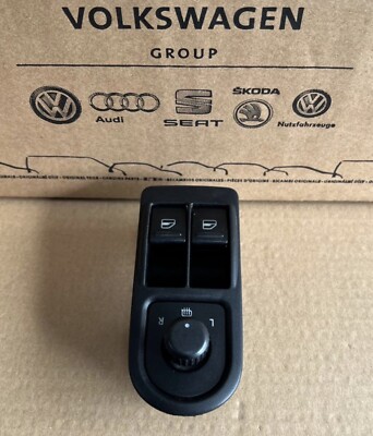 VW T5 Transporter Caravelle Drivers Main Electric Windows Switch Heated ...