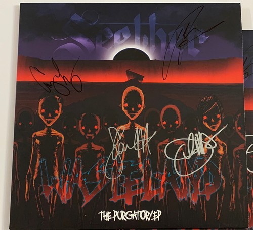 Seether SIGNED The Purgatory EP Vinyl Record 2021 Shaun Morgan Rock ...