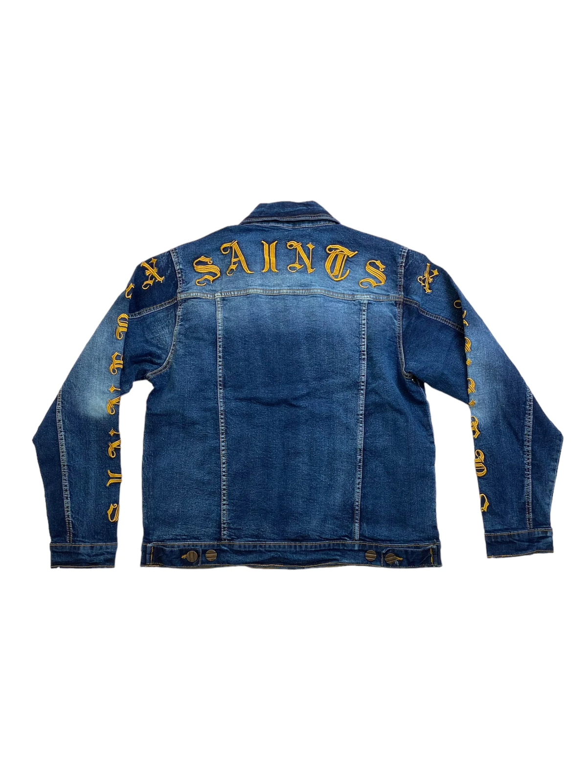 Men FWRD DENIM & CO. Saints X Sinners Denim Jacket | eBay