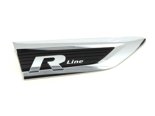 Genuine New VW VOLKSWAGEN R LINE RIGHT WING SIDE BADGE Emblem Tiguan ...