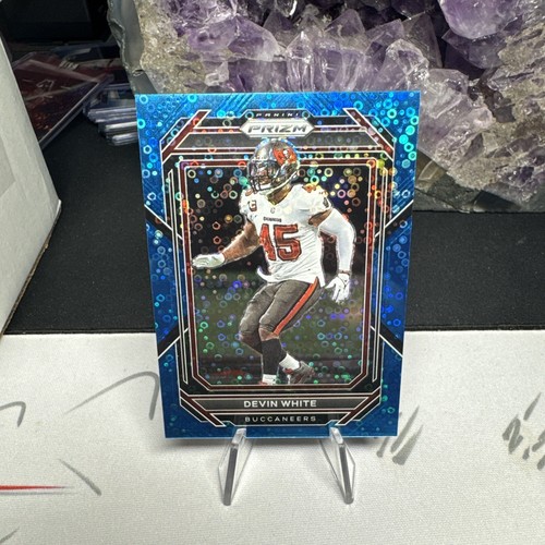Devin White 2022 Panini Prizm Blue Disco No Huddle /79 Buccaneers #279 ...