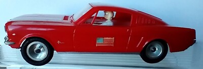 1965 AURORA 1/32 SCALE Toy Slot Car RED FORD MUSTANG 2 + 2 FASTBACK | eBay