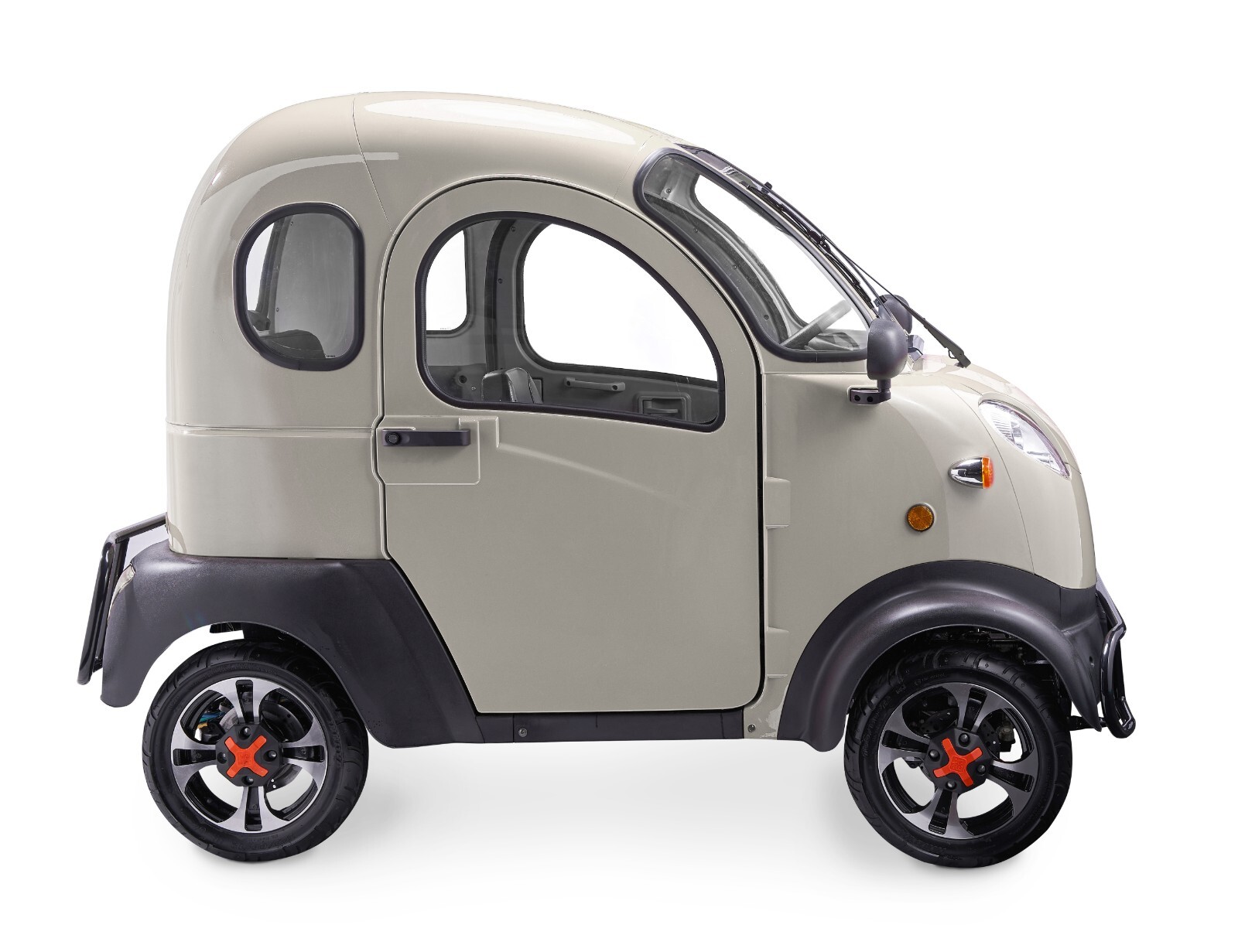 E-CAR V-MAX 40 2.5kW Vier Rad 45 Km/h 72V 58AH Vollkabine Senioren ...