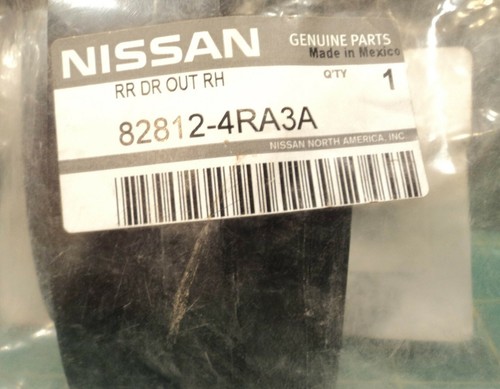 Genuine Nissan Maxima Door Black Out Tape 82812-4RA3A New in sealed ...