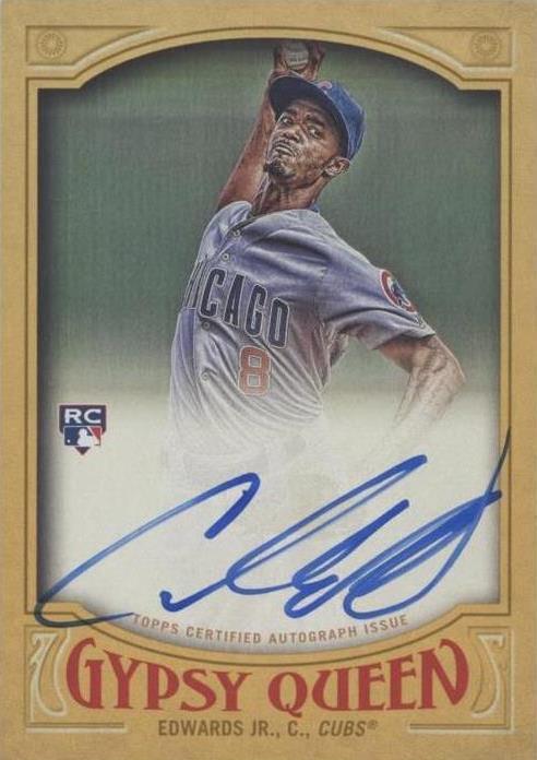 2016 Topps Gypsy Queen - Autographs Carl Edwards Jr. #GQA-CE Gold /50 ...