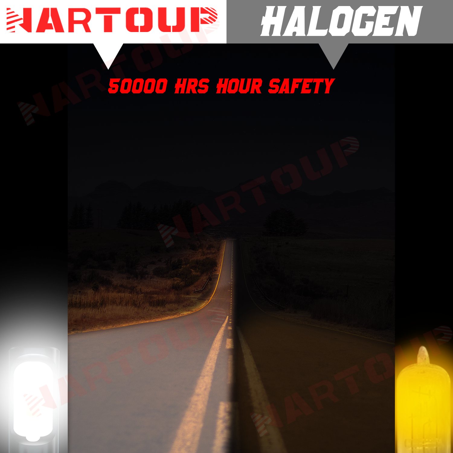 Replacement for 4030061 Headlight Bulb ATV Polaris models 30/30w 3 ...