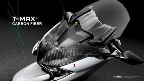 MOS Carbon Fiber Front Cover for Yamaha TMAX 530 560 2017-2021 | eBay