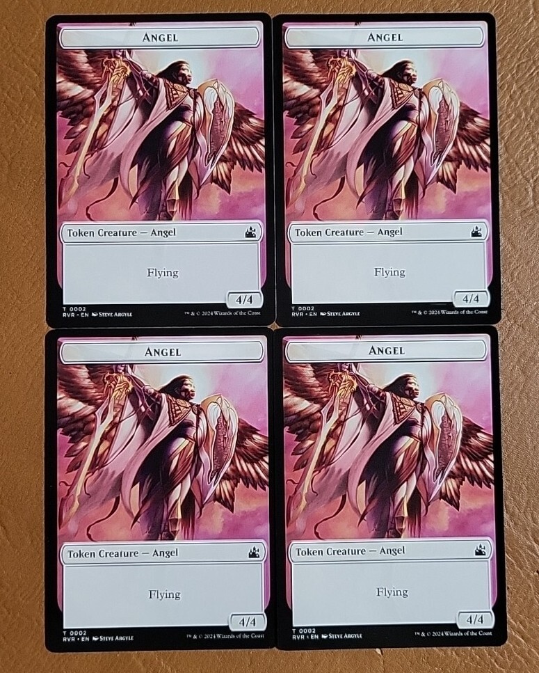 (4) NM ANGEL Token #002 Ravnica Remastered RVR | eBay