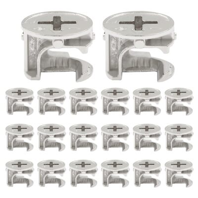 20Pcs Furniture Cam Lock Fasteners 15 mm Furniture Connecting Lock Nut ...