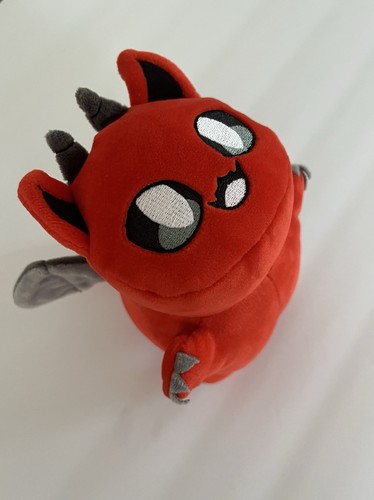 Aphmau MeeMeows Cat 6 inch Red Plush Toy Devil Dragon Nether Cat CUTE ...
