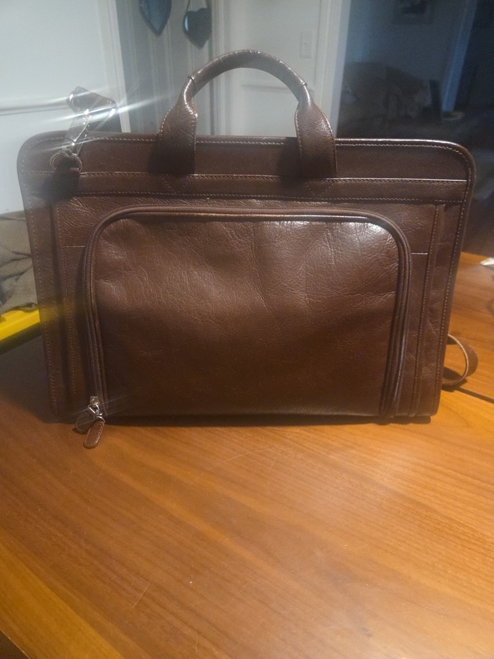 Wilsons Leather Pelle Studio Bag Briefcase Messenger Bag Computer ...
