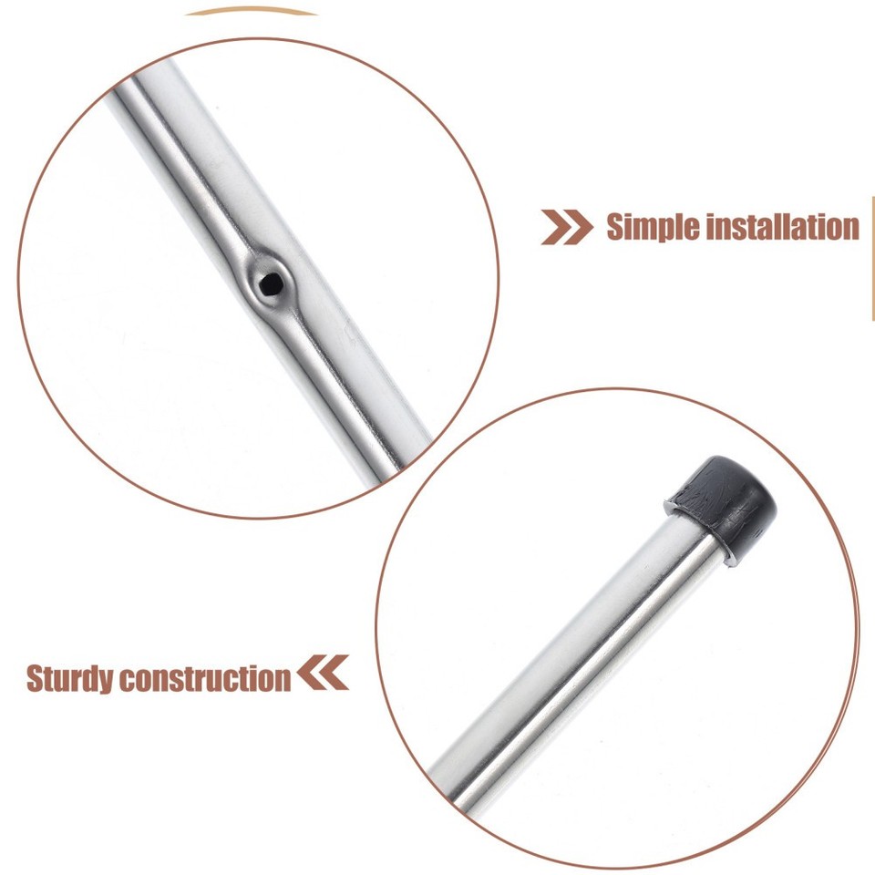 2pcs Table Soccer Rods Replacement: Foosball Pole with End Caps ...