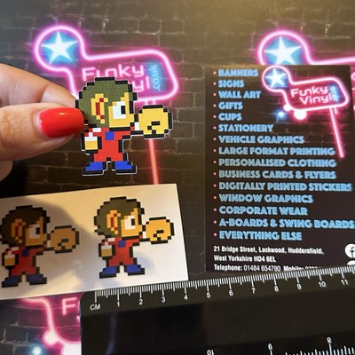 Vinyl Printed Car Sticker, Cartoon, Retro Alex The Kidd x3 Mini | eBay UK