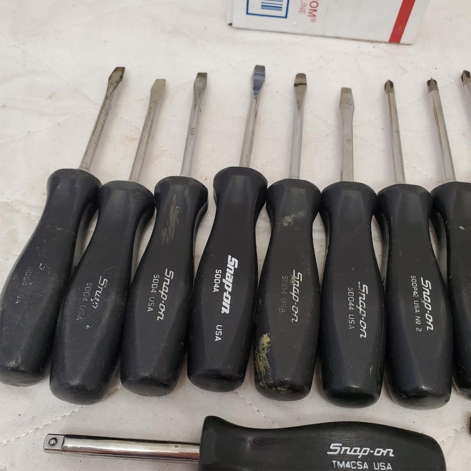 Lot of 25 Snap-on Screwdrivers & Tools Mixed Styles Lot 939 | eBay