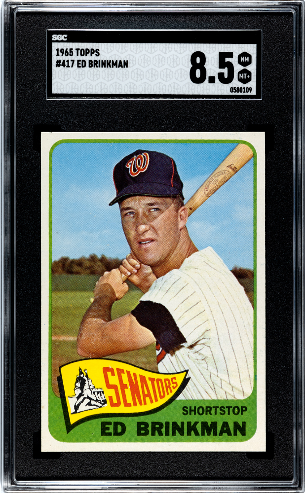 1965 Topps #417 Ed Brinkman SGC 8.5 | eBay