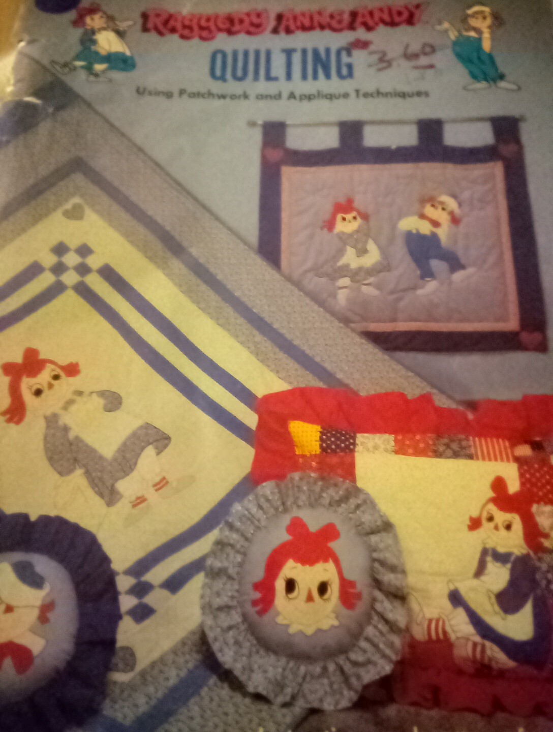 Raggedy Ann & Andy Quilting Patchwork & Applique Craft Book Uncut Pattern | eBay