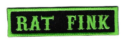 Rat Fink Patch badge Hot Rod Rockabilly Car Club CC Motorcycle MC Vest ...