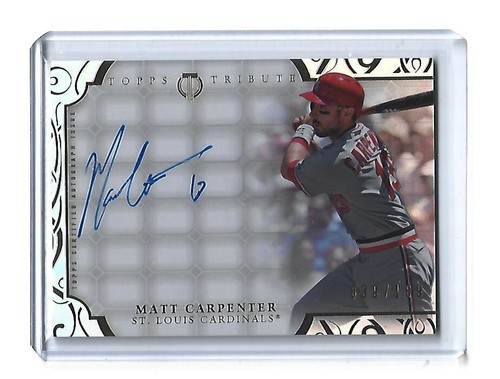MATT CARPENTER 2015 Topps Tribute #TA-MC TRIBUTE AUTOGRAPH /189 ...
