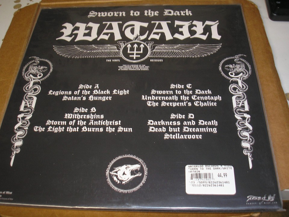 Watain - Casus Luciferi double LP new Season Of Mist silver vinyl ...