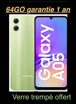 Téléphone Smartphone Samsung Galaxy A05 64Gb SM-A055F 4G - Vert ...