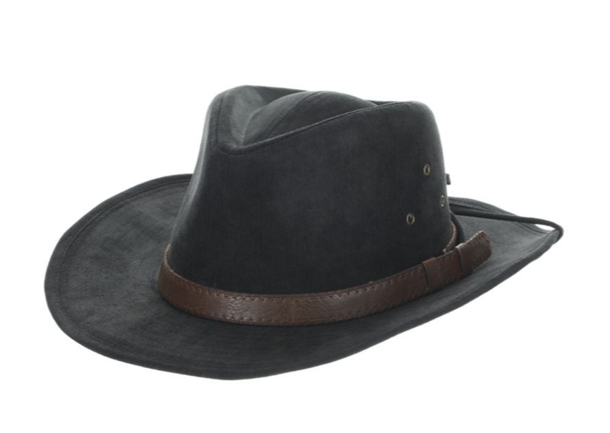 NEW DPC BLACK MEN SHAPEABLE HAT M L XL * OUTBACK SAFARI HIKE FISH HUNT ...