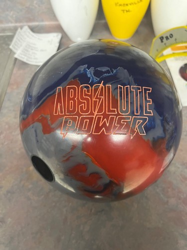 STORM ABSOLUTE POWER Bowling Ball 14lbs 15oz pin 3-3.5 $$$ LOW GAMES ...