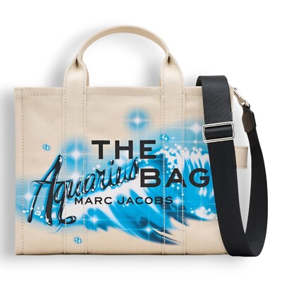 MARC JACOBS Aquarius The Zodiac Collection Canvas Tote Bag Medium Ltd ...