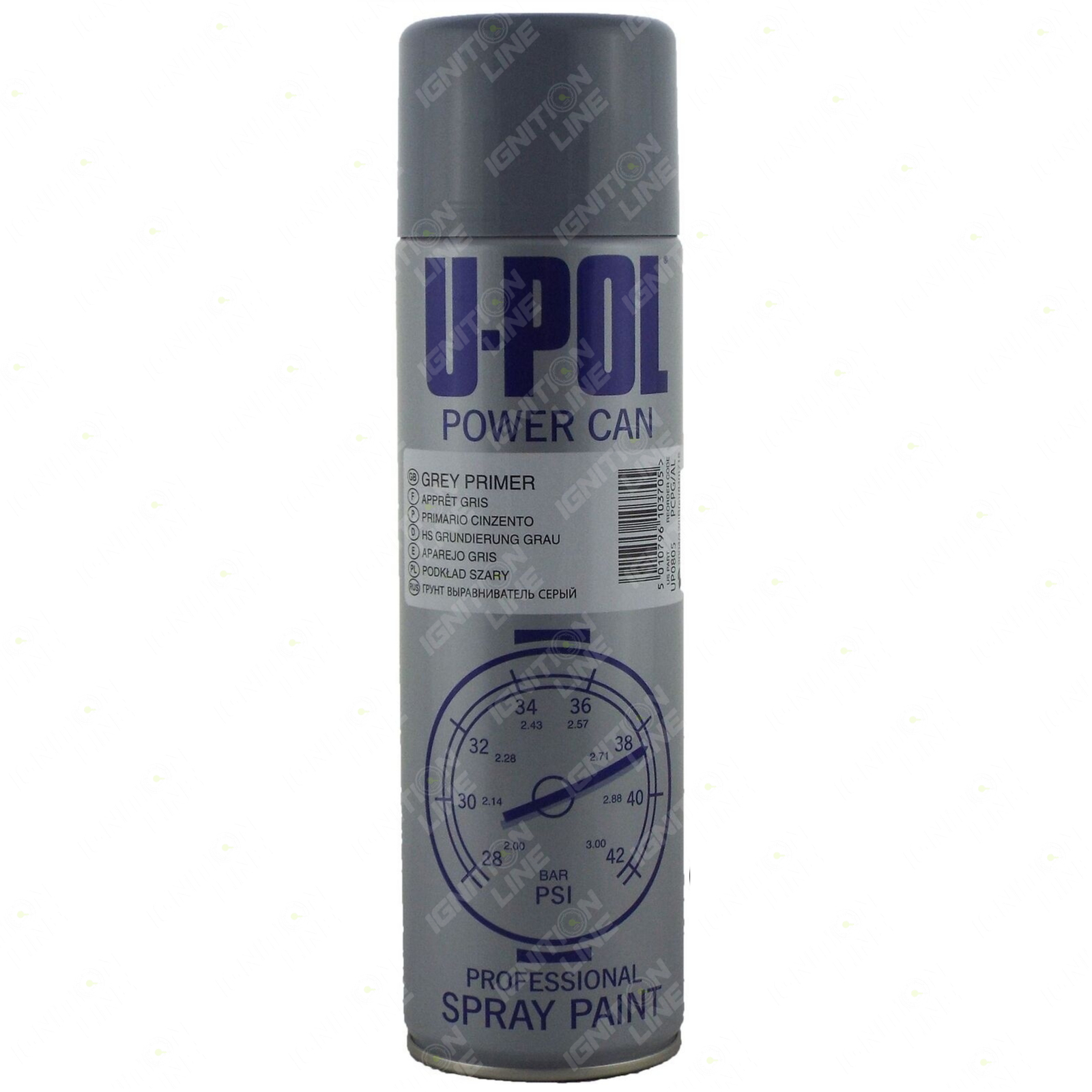 4x U-pol Grey Primer Spray High Build Power Can Aerosol Professional ...