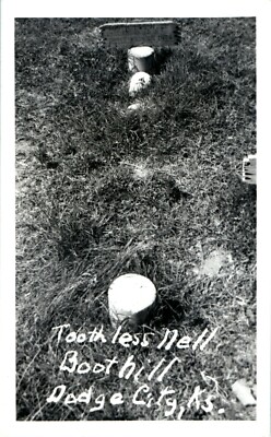 RPPC TOOTHLESS NELL BOOTHILL DODGE CITY KANSAS REAL PHOTO POSTCARD ...