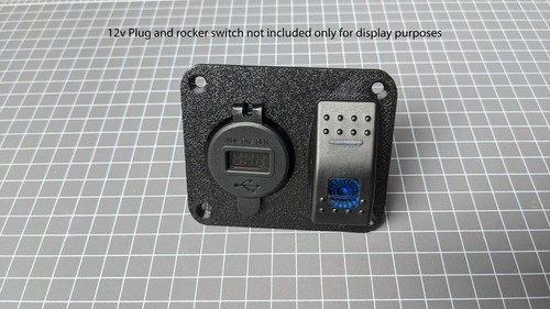 12V Power Outlet Switch Flush Mount Plate Bracket | eBay Australia