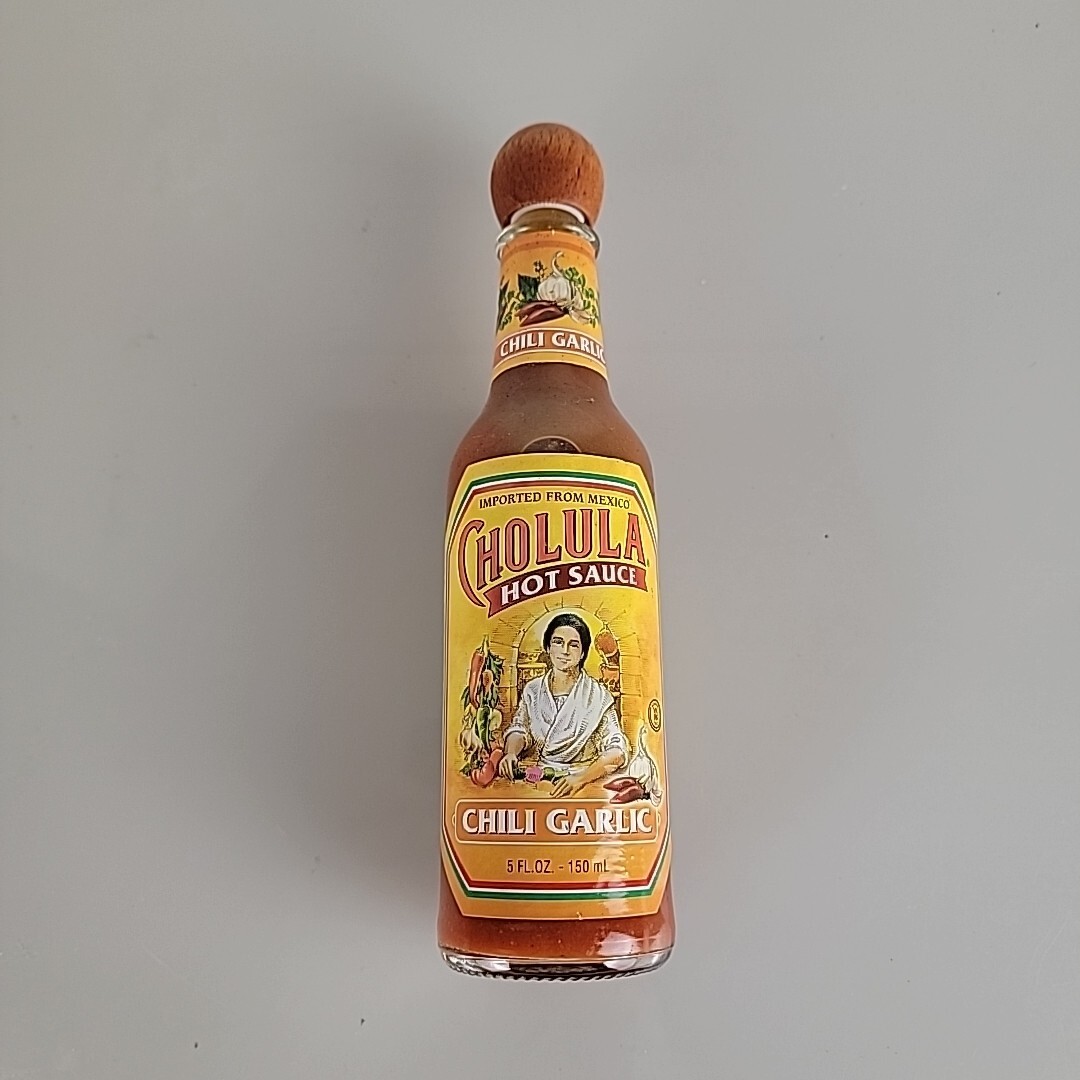 Vintage Collectible Cholula Chili Garlic Hot Sauce BBQ Food Kitchen Decor
