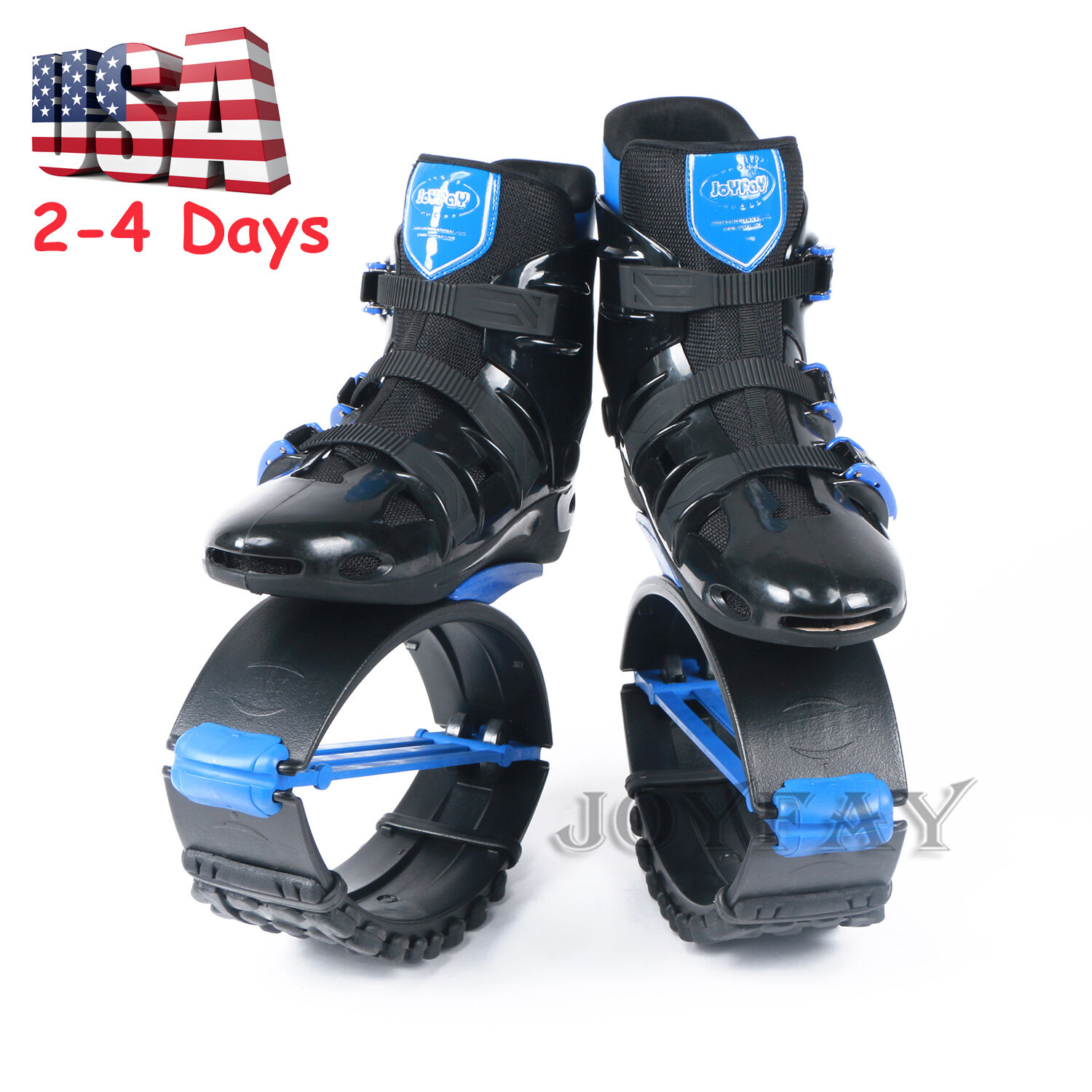 Joyfay Blue Jumping Shoes Jump Shoes Bouncy Shoes Fitness Kids M Adults ...