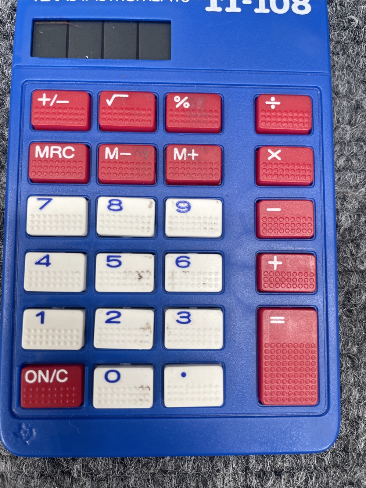 Texas Instruments TI-108 Basic School Calculator W/Cover | eBay