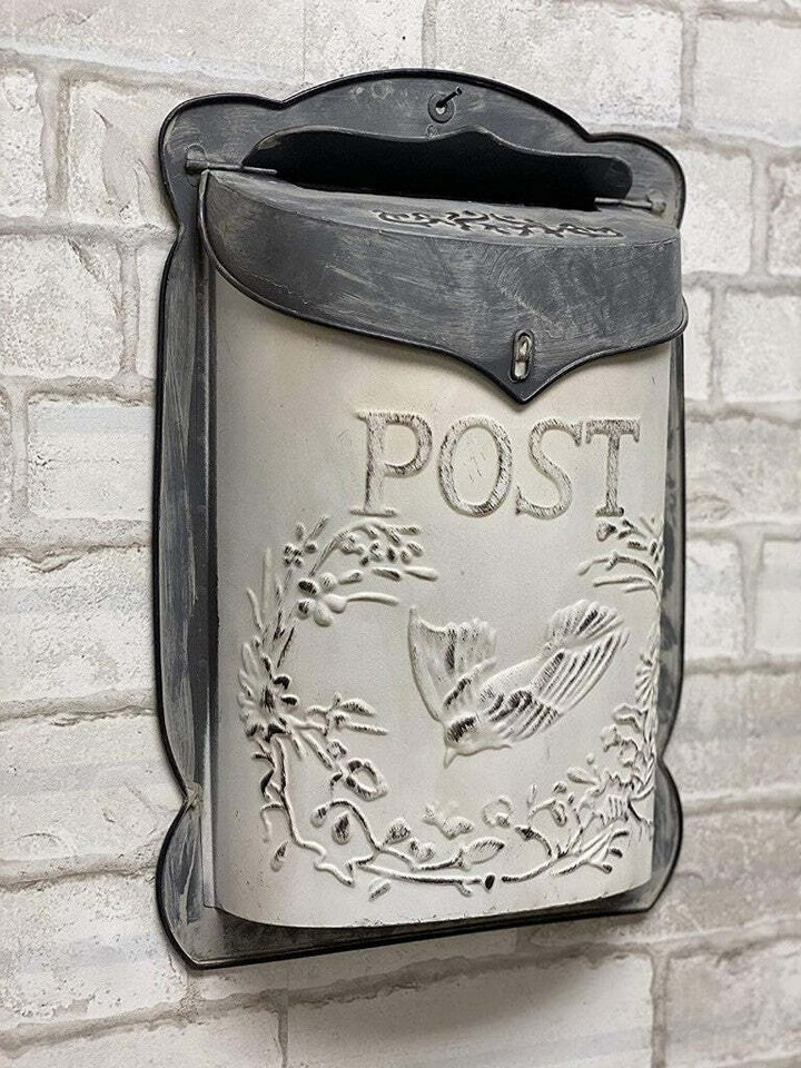 Vintage Style Post Box Nostalgic Charm Home Décor Farmhouse Design ...