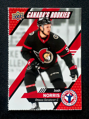 JOSH NORRIS RC 2020-21 UPPER DECK NATIONAL HOCKEY CARD DAY CANADA NO ...
