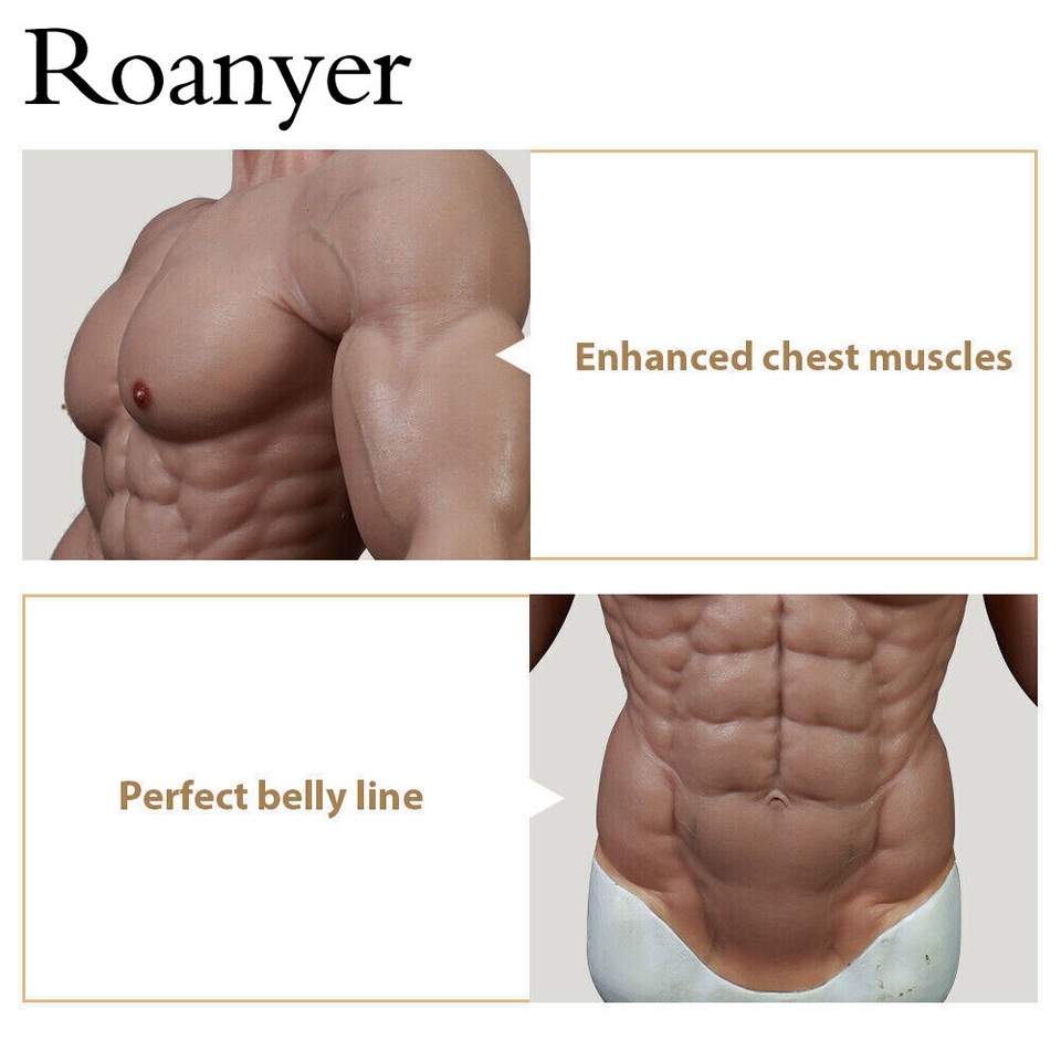 SMITIZEN Silicone Muscle Suit Fake Chest For Cosplay Costume | eBay