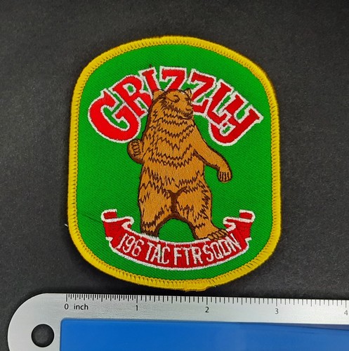 Original USAF Patch 196 TFS Tactical Fighter Squadron March AFB F-4 ...