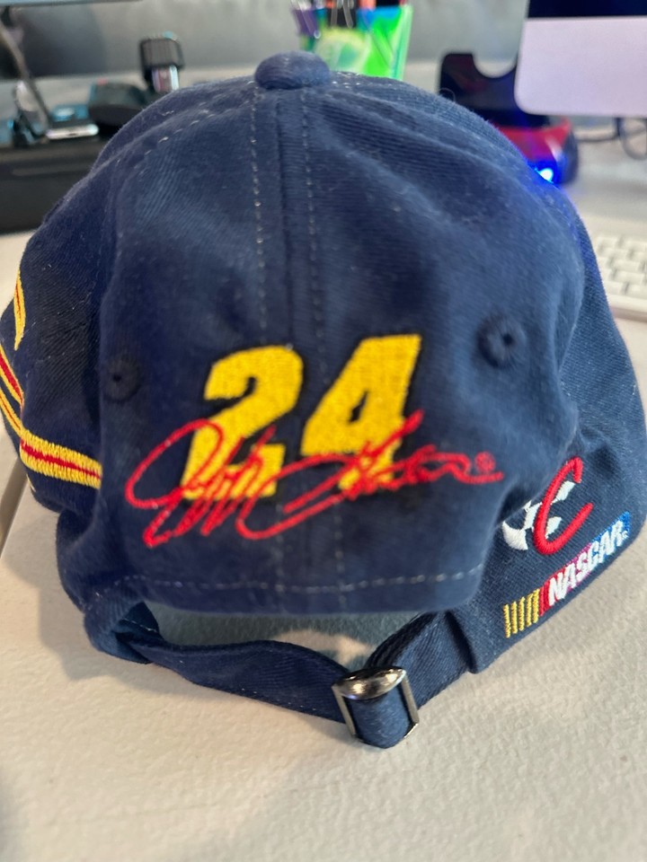 Nascar Jeff Gordon #24 Du Pont Racing Embroidered Hat Winner's Circle ...