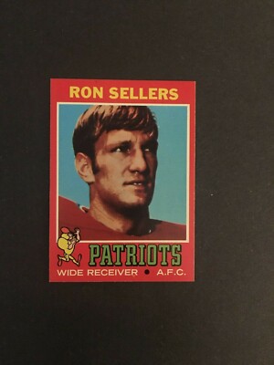 1971 TOPPS FOOTBALL SUPER HIGH GRADE SET BREAK #196 RON SELLERS MINT | eBay