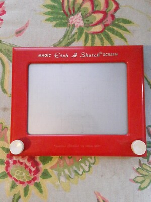 Vintage 80s Toy Etch A Sketch Magic Screen Ohio Art 505 OK CONDITION ...
