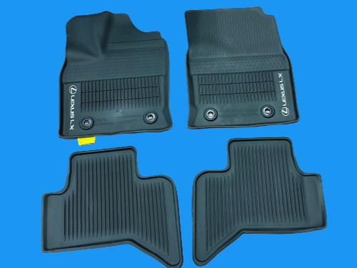 LEXUS LX600 22-24 4PCS BLACK ALL WEATHER LINERS WITHOUT 3RD ROW PT206 ...