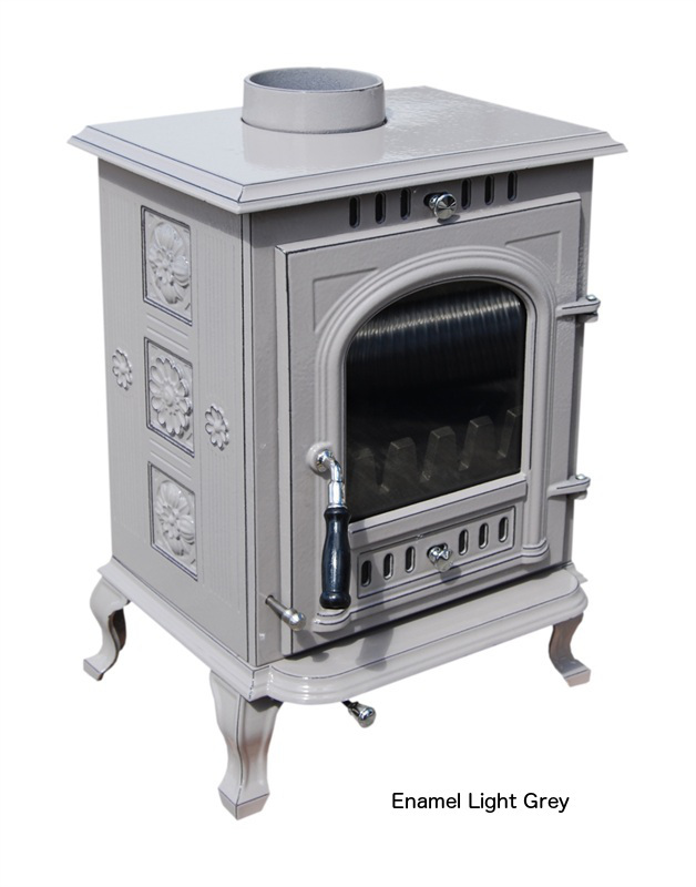 Enamel Cast Iron Stove 16 Colours! Multi Fuel Stove 5KW Stove Wood ...