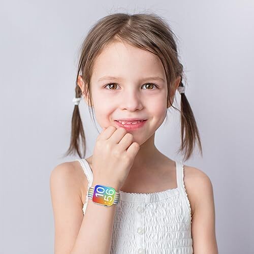 for Kids Apple Watch Band, Breathable Soft Nylon Loop Strap for Boy ...