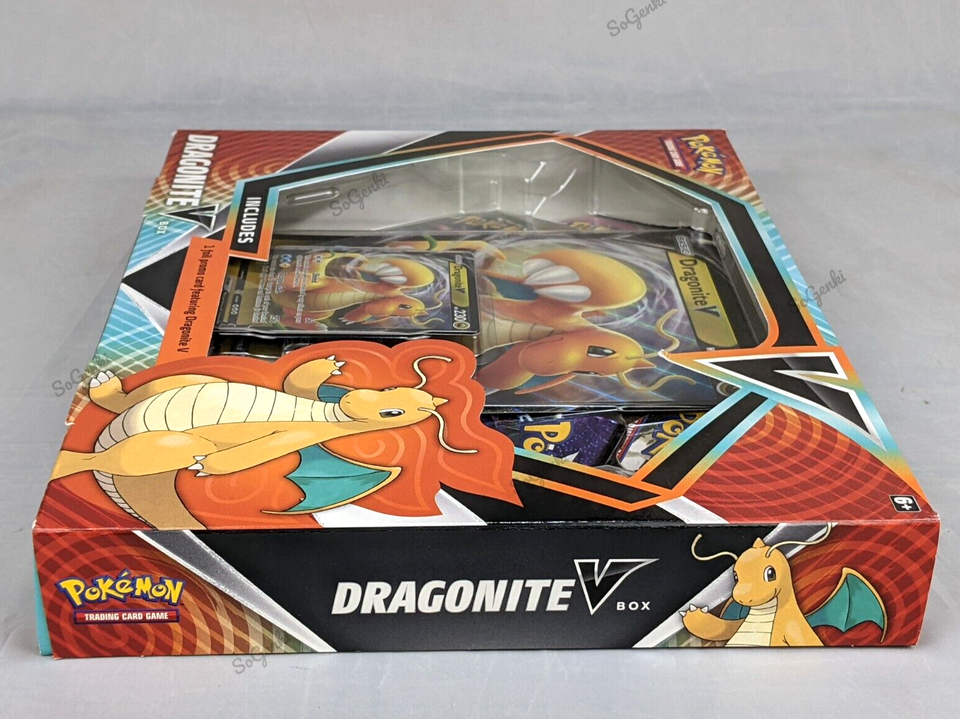 Pokemon TCG Dragonite V Box Evolving Skies Fusion Strike Booster NEW ...