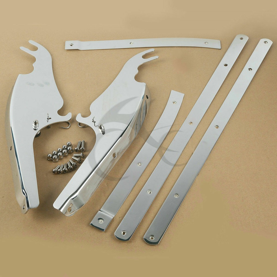 Windscreen Windshield Mounting Bracket Kit For Harley Fatboy Heritage ...