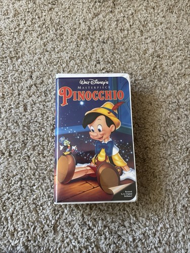 Walt Disney's Masterpiece Collection Pinocchio Rare (1993) Vintage VHS ...