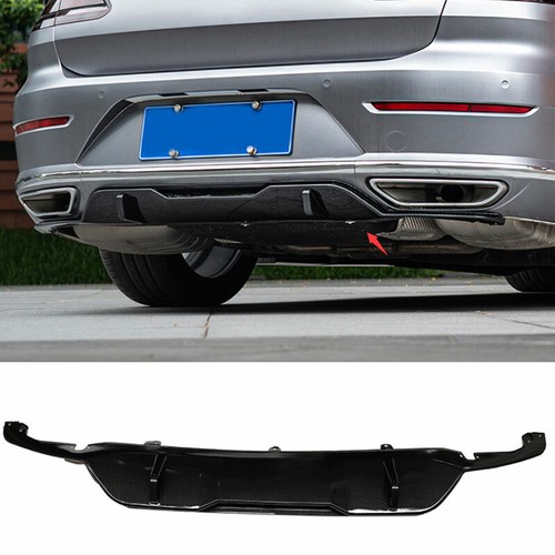 For 2019-2021 VW Arteon CC ABS Carbon Fiber Rear Bumper Diffuser ...