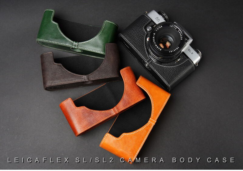 Genuine Real Leather Camera Half Case Bag Cover For LEICAFLEX SL2 SL ...