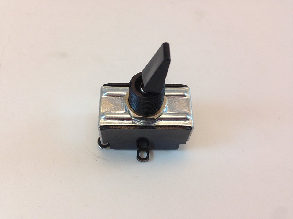 10 PACK - SPST (ON/OFF) MEDIUM DUTY TOGGLE SWITCH 15A@120VAC BLK ...