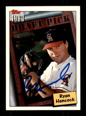 1994 Topps #760 Ryan Hancock AUTOGRAPHED!! RC Rookie Angels 240056 | eBay